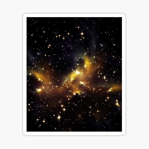 "Galaxy Nebula " Sticker for Sale by SpaceRipple | Redbubble