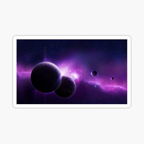 "Galaxy Nebula " Sticker for Sale by SpaceRipple | Redbubble
