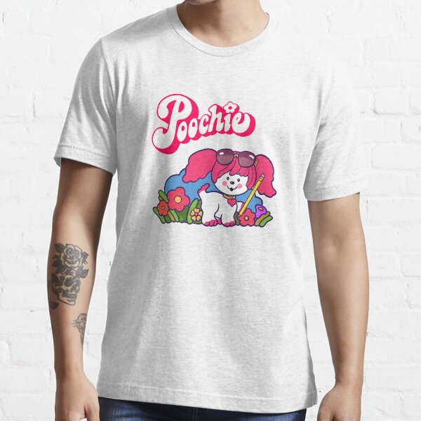 "Poochie and Pencil - Retro 80s Pink Dog" T-shirt for Sale by ...
