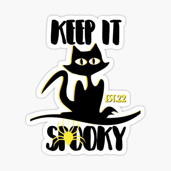 "KEEP IT SPOOKY" Sticker for Sale by GAADesignz | Redbubble