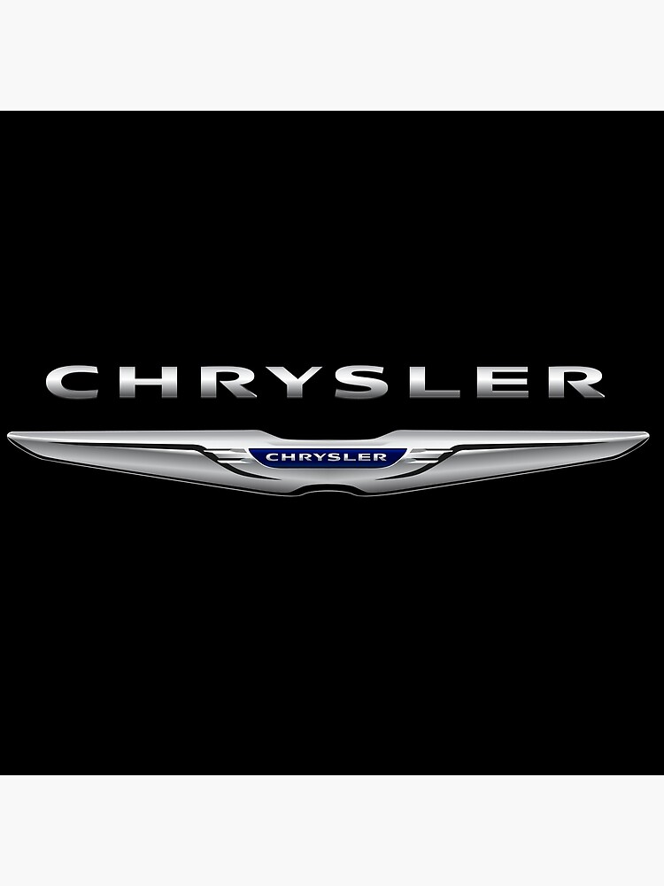 "Luxury Silver-Chrysler-Emblem" Poster for Sale by hanscarroll | Redbubble