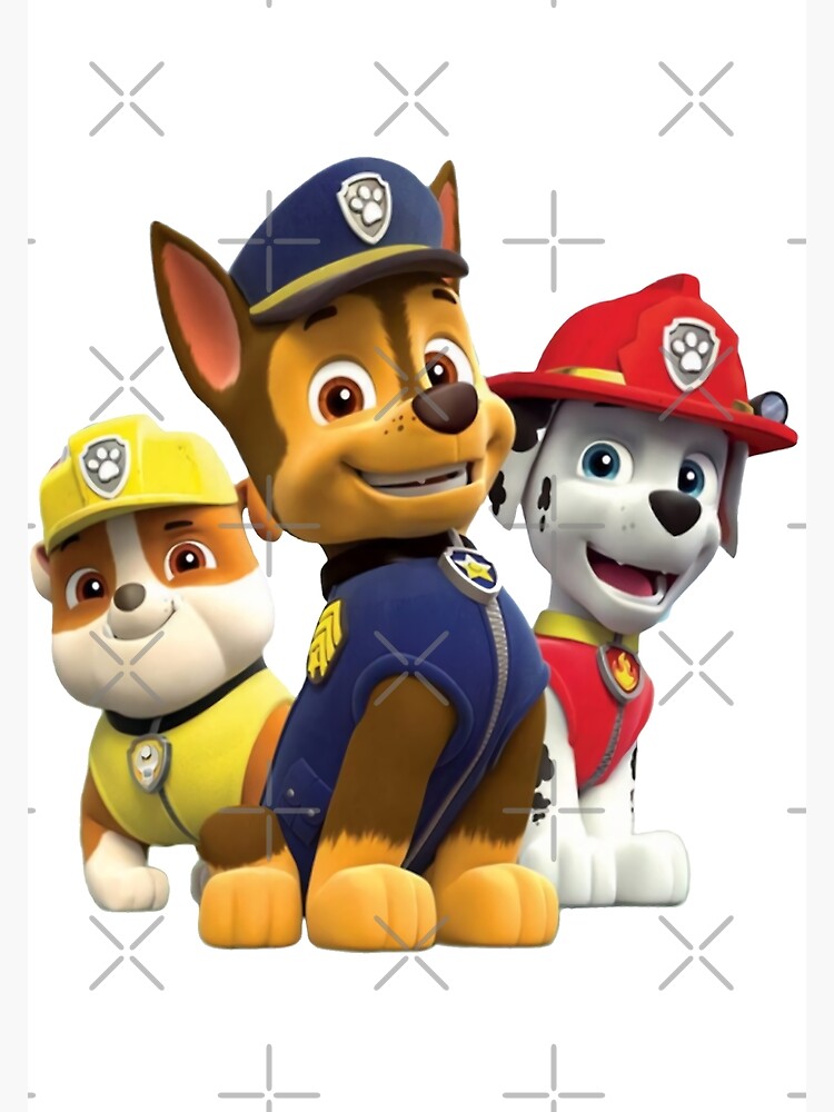 "Triple Paw Patrol" Poster for Sale by Patrick Huskins | Redbubble