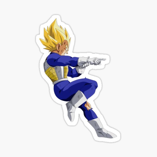 "dragon ball vegeta super " Sticker for Sale by BORHIM-ART | Redbubble