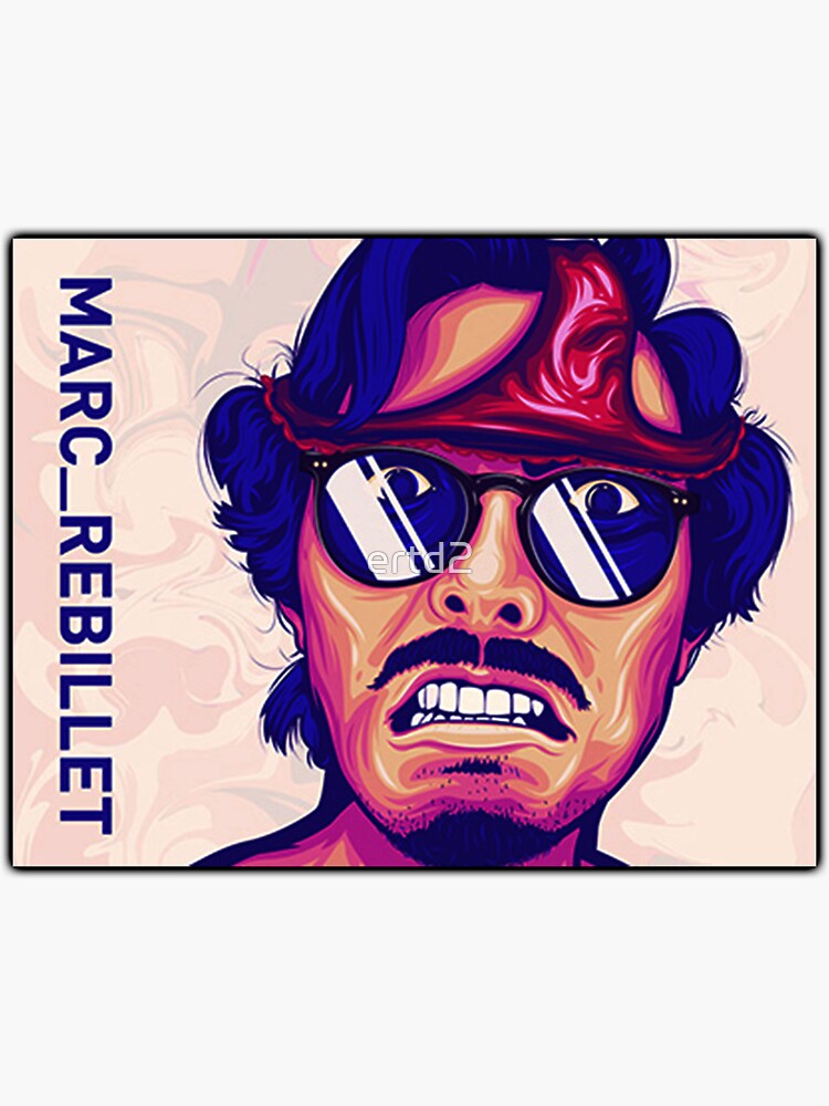 "marc rebillet musician man special style" Sticker for Sale by ertd2 ...