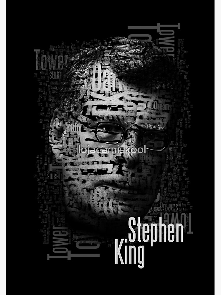 "stephen king books" Poster for Sale by lojacamiskool | Redbubble
