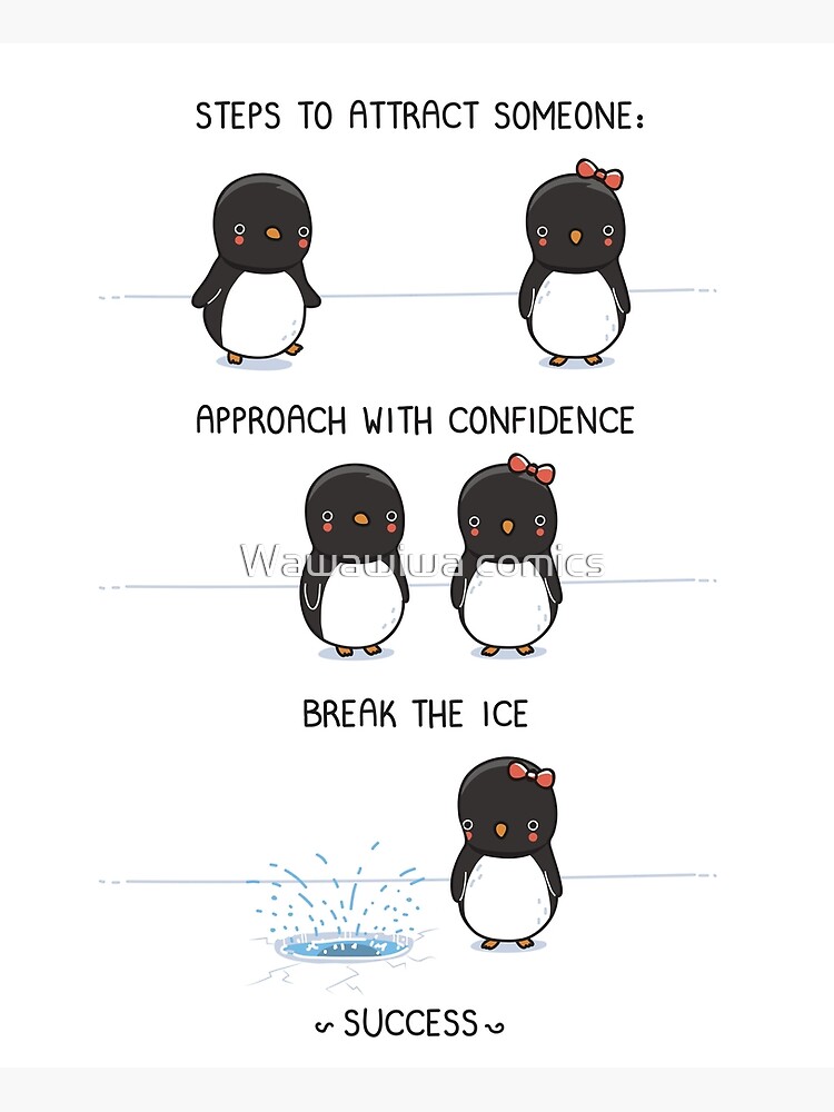 "Break the ice" Poster by AndresColmenare | Redbubble