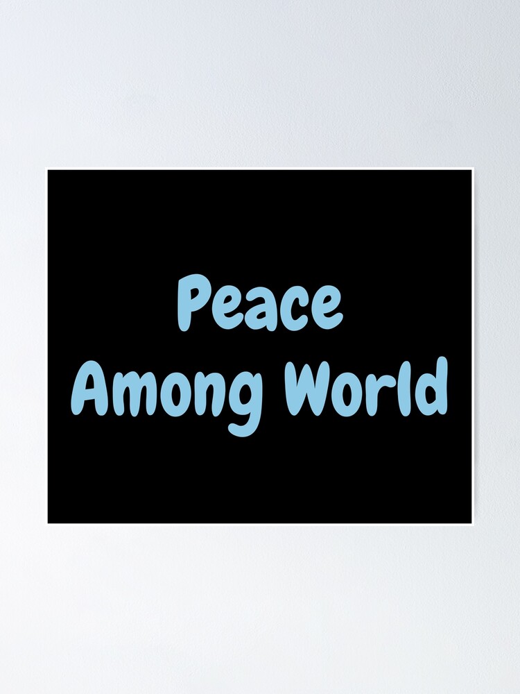 "Rick And Morty Peace Among World" Poster for Sale by zwegeer | Redbubble