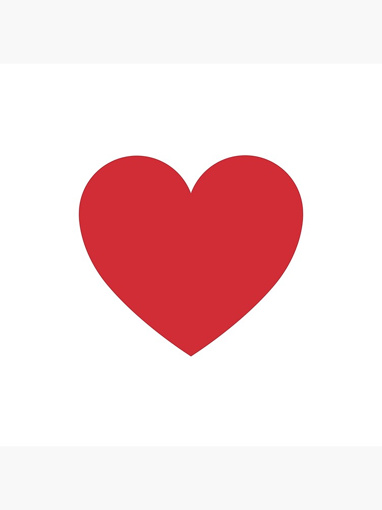 "Simple Red Love Heart" Poster for Sale by GemsAnatomy | Redbubble