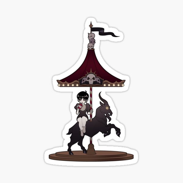"Cursed carousel 2" Sticker for Sale by xkokobael | Redbubble