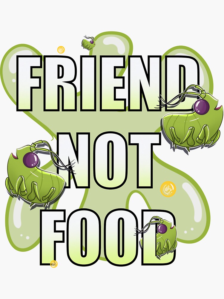 "Grounded inspired Aphid Friend not food " Sticker for Sale by ...