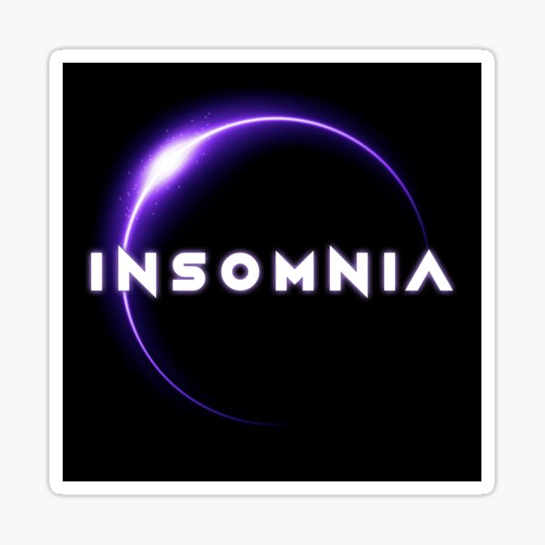 "Insomnia - Solar Eclipse" Sticker for Sale by patrik-44 | Redbubble