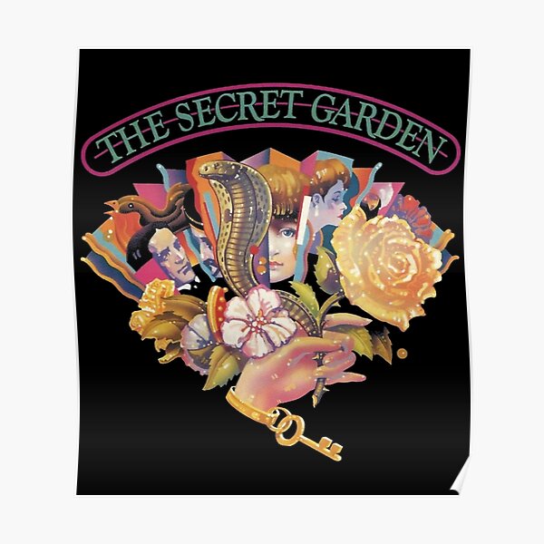 "The Secret Garden Musical Logo Sticker" Poster for Sale by rutamoviusb ...
