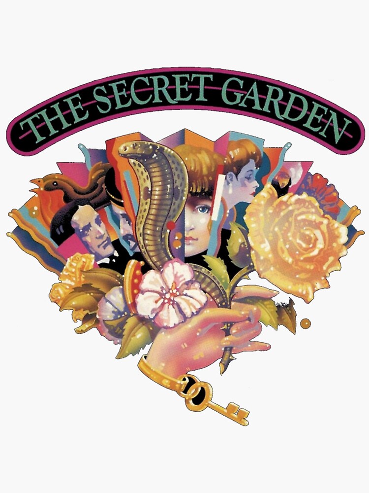 "The Secret Garden Musical Logo Sticker" Sticker for Sale by ...