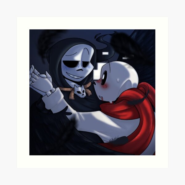 "Geno Sans x Reaper Sans Fanart (2048 x 2048 Canvas)" Art Print for ...
