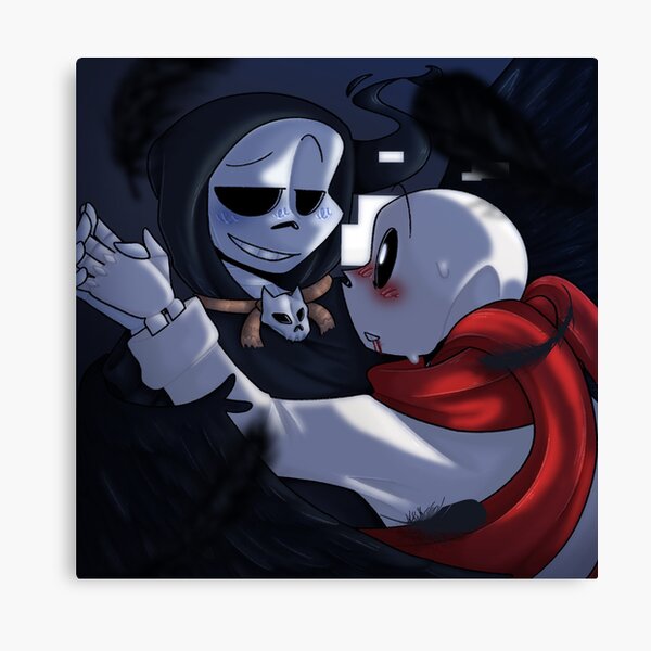 "Geno Sans x Reaper Sans Fanart (2048 x 2048 Canvas)" Canvas Print for ...
