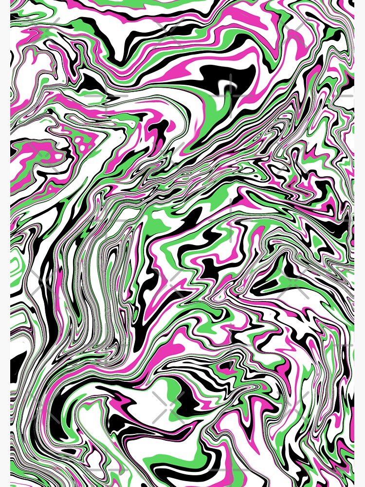 "Liquified color " Sticker for Sale by camillia06 | Redbubble