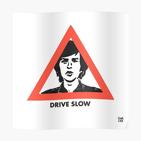 "Great Traffic Signs - Drive Slow" Poster for Sale by TheFlatCat ...