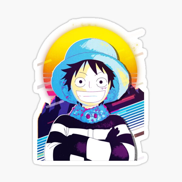 "Monkey D. Luffy" Sticker for Sale by LeoFowler | Redbubble