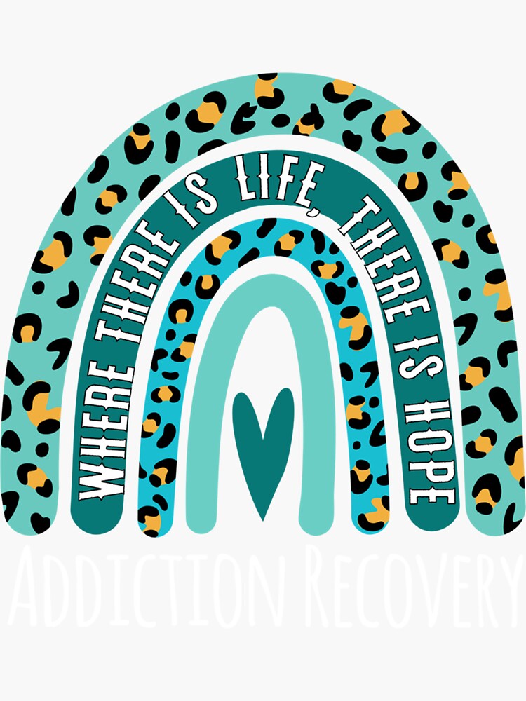 "Addiction Recovery Awareness ribbon" Sticker for Sale by ...