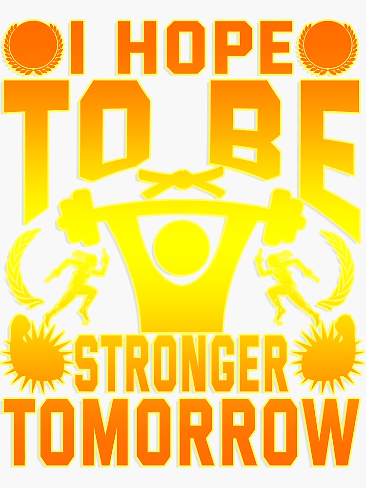 "clase azul-i hope to be stronger tomorrow " Sticker for Sale by ...
