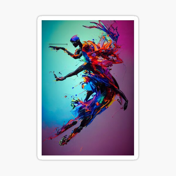 "abstract art" Sticker for Sale by SeyliiShop | Redbubble