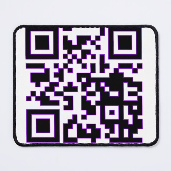 Never Gonna Give You Up Rick Astley QR Code Sticker