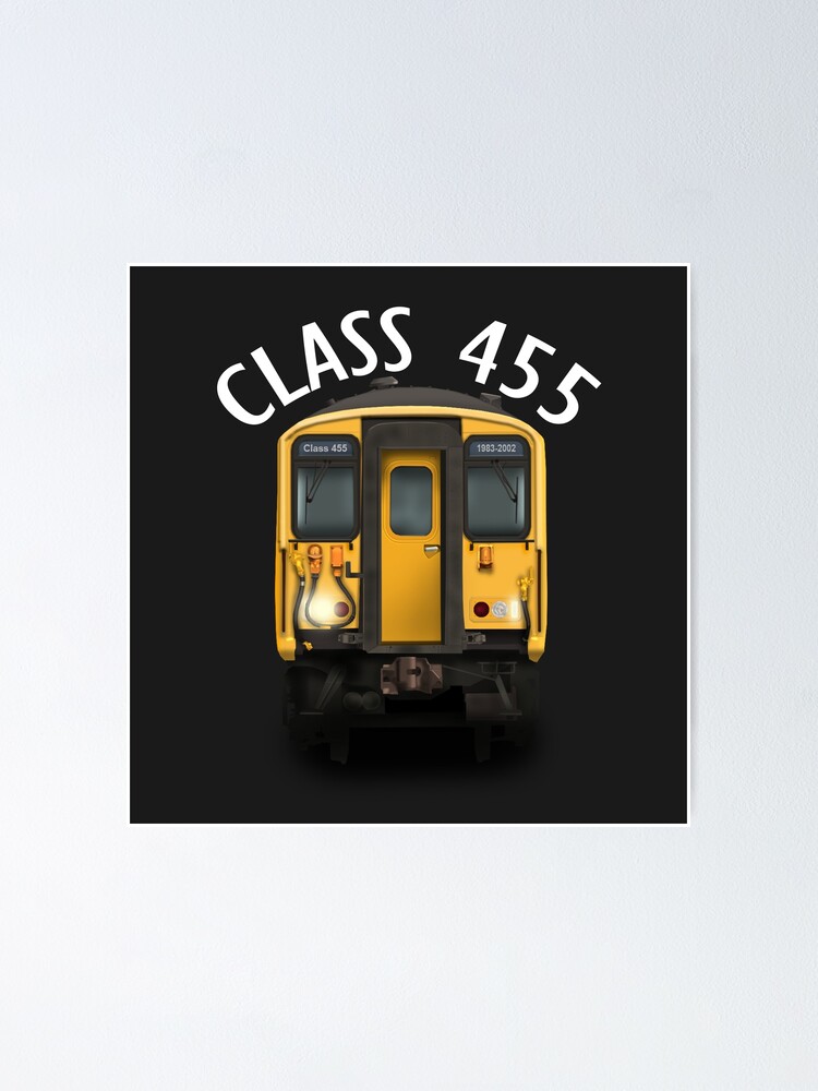 "Class 455 Electric Multiple Unit" Poster for Sale by jameswattsart ...