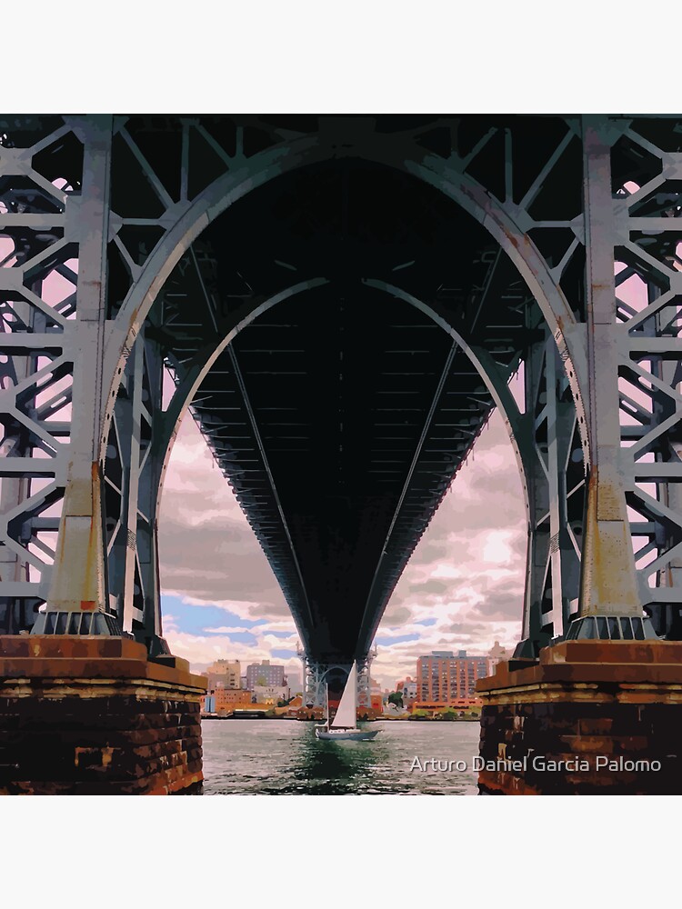 "Below the Bridge" Sticker for Sale by ElMuchachon | Redbubble