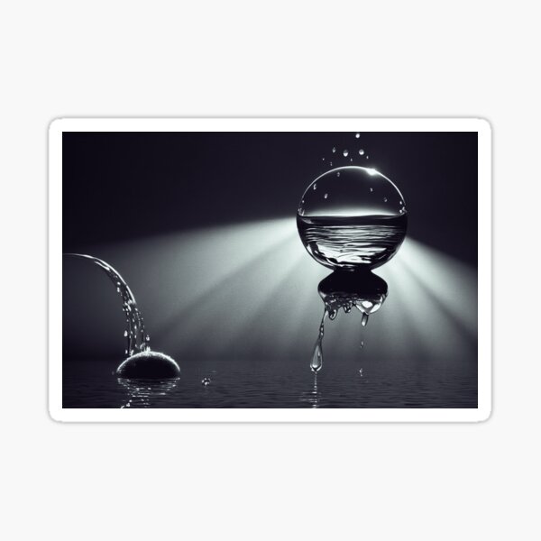 "Water Orb" Sticker for Sale by PM-Artistic | Redbubble