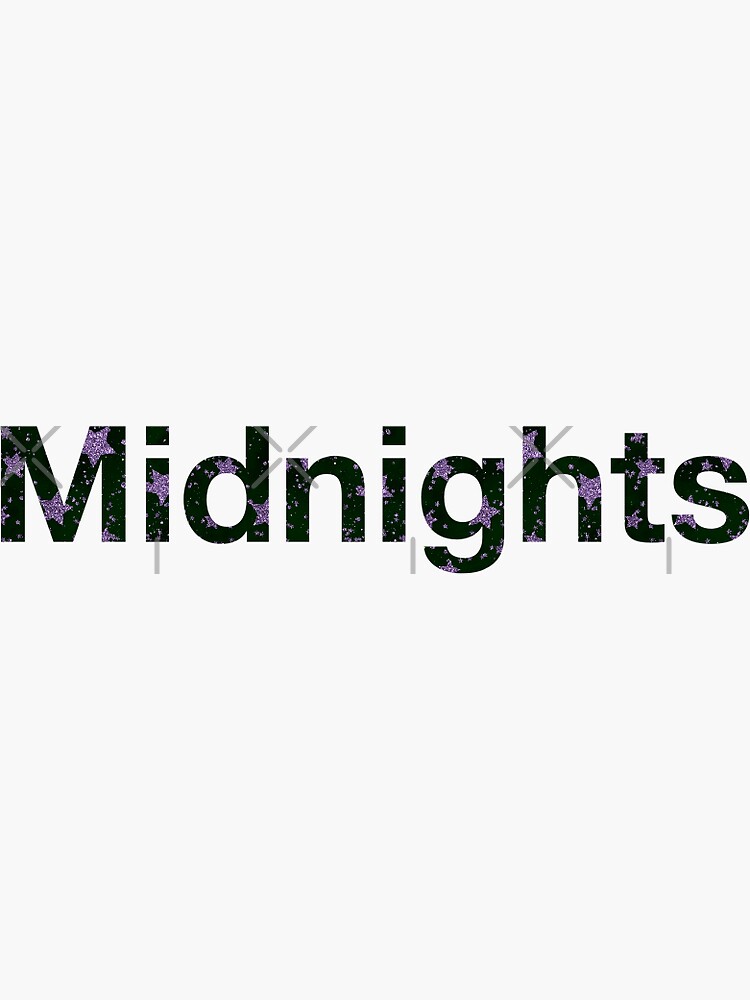 "midnights by taylor swift stickers" Sticker for Sale by astridsoutlet ...