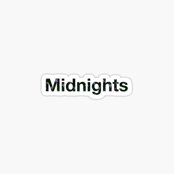 "midnights by taylor swift stickers" Sticker for Sale by astridsoutlet ...