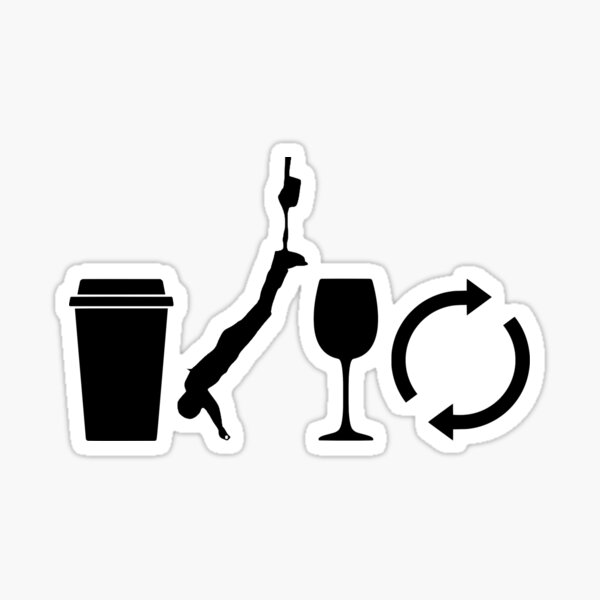 "Funny Bungee Workout Class Gym Instructor Joke " Sticker for Sale by ...