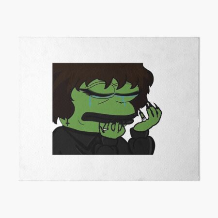 "Goth Sad Pepe Gothic Meme" Art Board Print for Sale by ASamArt | Redbubble