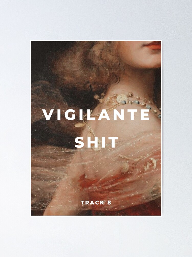 "Taylor Swift Vigilante Shit Midnights" Poster for Sale by p20designs ...