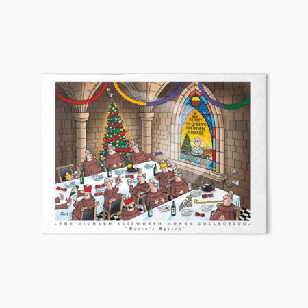 "Rich Skipworth Monks Collection: 'Queen's Speech'" Art Board Print for ...