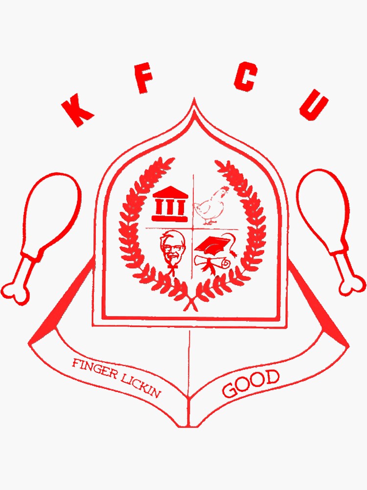 "KFCU" Sticker by Kangshu | Redbubble