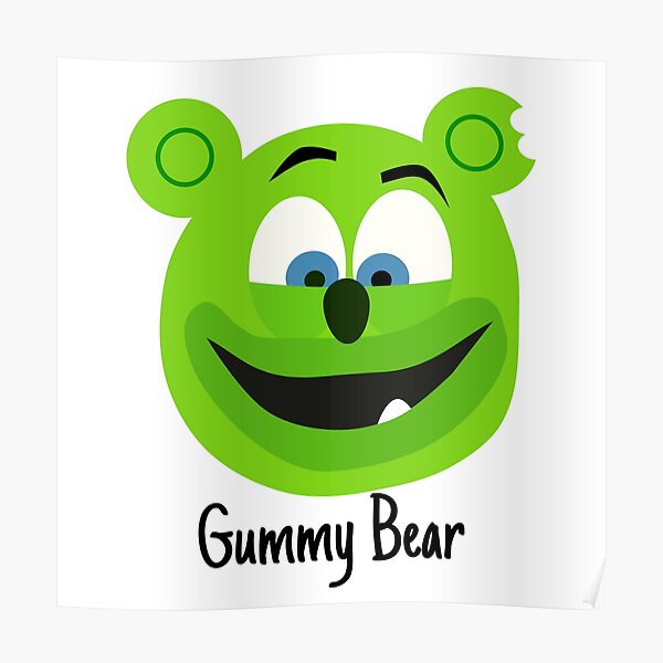 "The Gummy Bear from the Gummy Bear Song" Poster for Sale by Aurealis ...