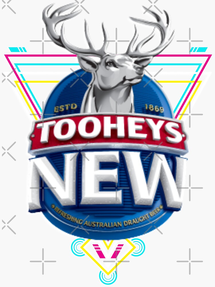 "Tooheys New" Sticker for Sale by my5hop | Redbubble