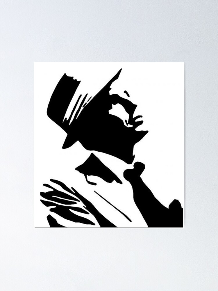 "Frank Sinatra - Siluet" Poster for Sale by Clemensds | Redbubble