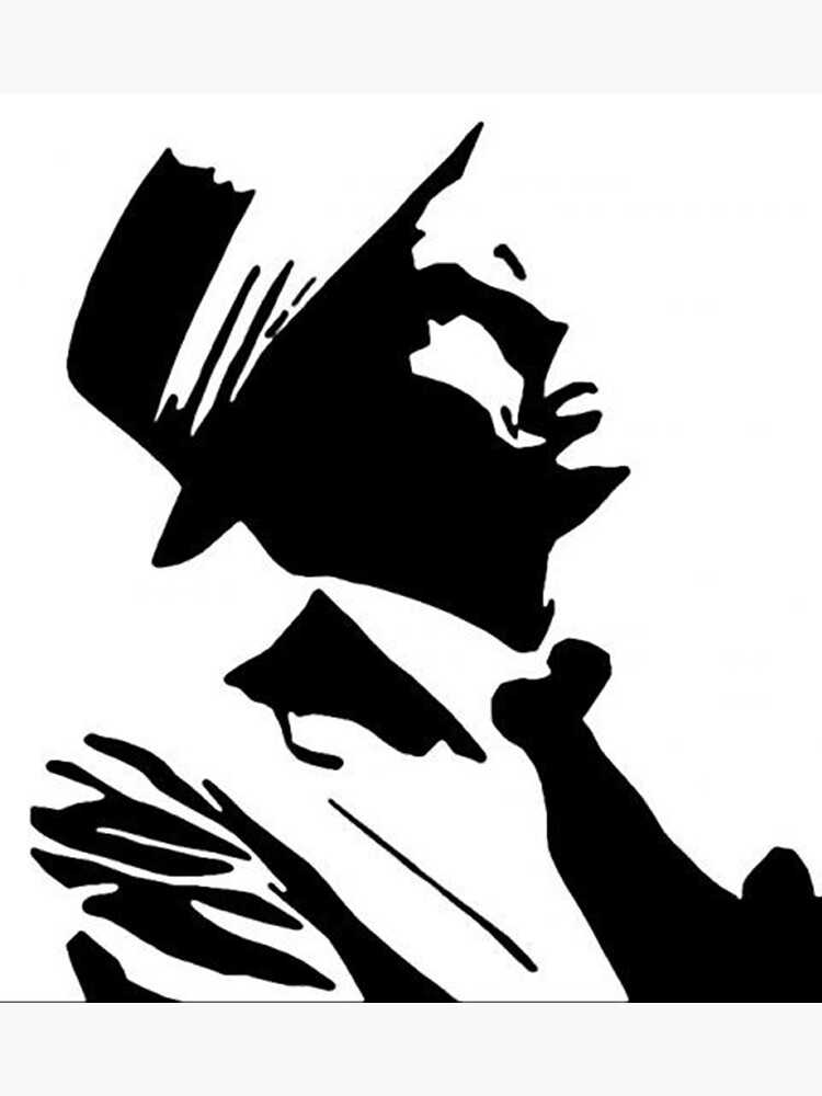 "Frank Sinatra - Siluet" Sticker for Sale by Clemensds | Redbubble