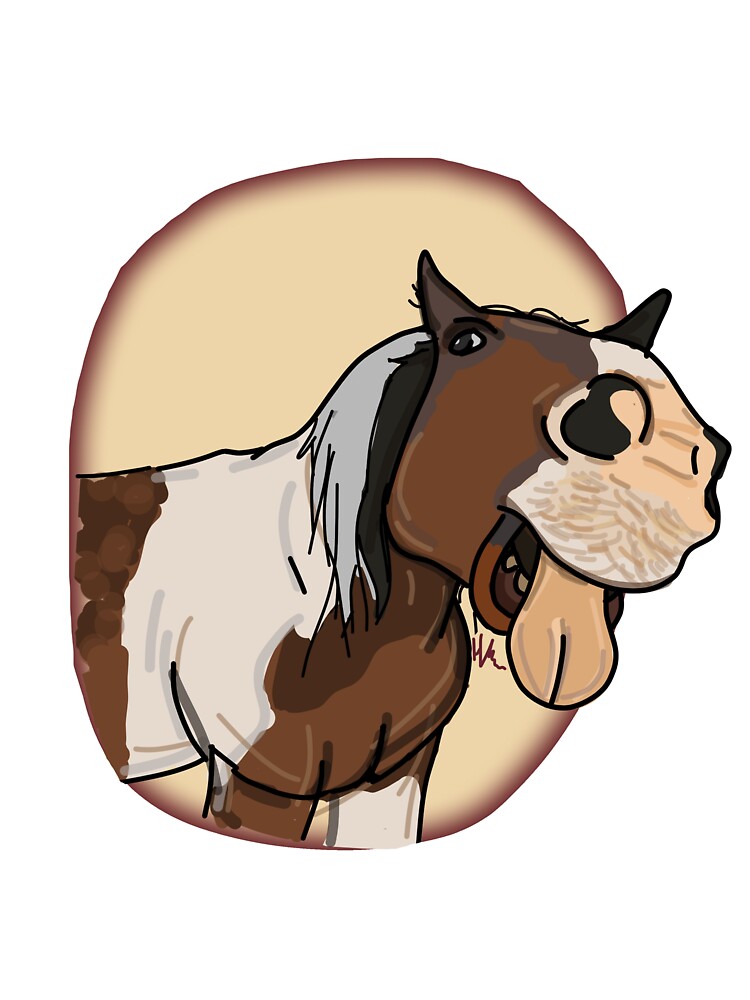 "Cheeky Chappy!" Sticker for Sale by Misspookz | Redbubble