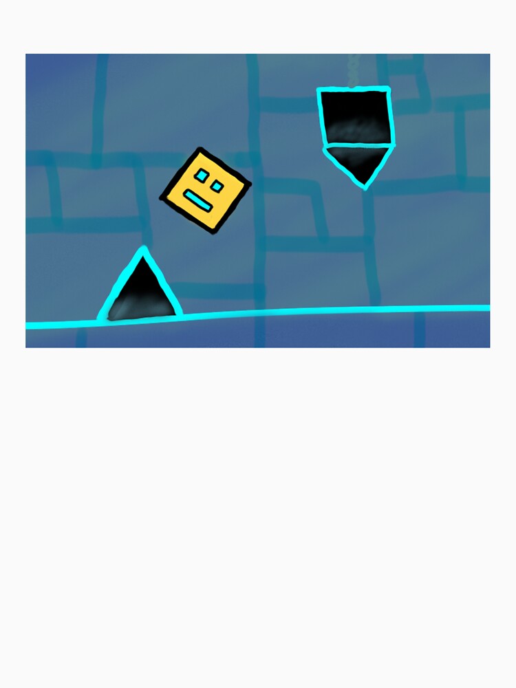"Geometry Dash" T-shirt for Sale by SprinkleArt | Redbubble | geometry ...