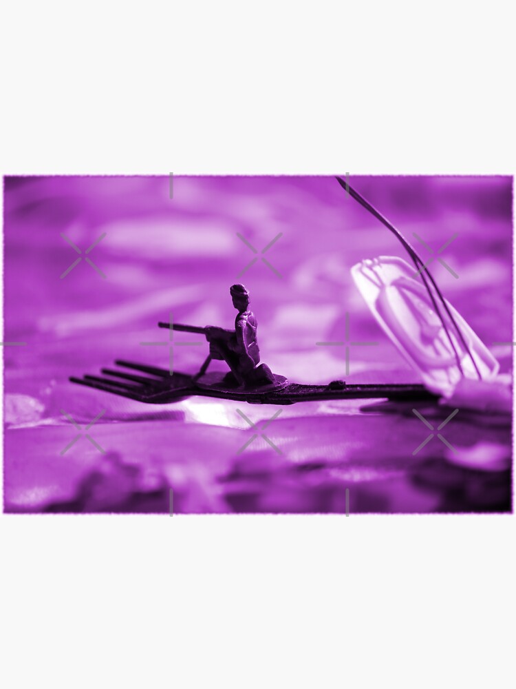 "Pink Toy Soldiers at the Ready" Sticker for Sale by DebZoid | Redbubble