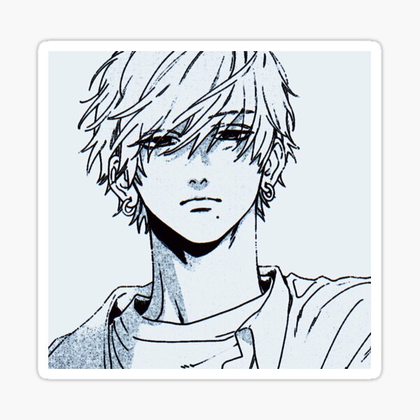 "Kohaku Ichimura Manga Art Design" Sticker for Sale by hazyweather ...