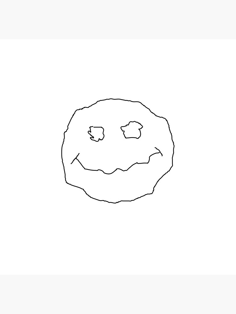 "scribble smiley face" Poster for Sale by selr | Redbubble