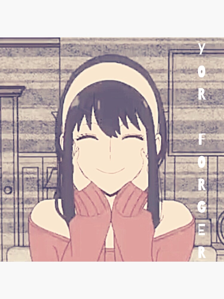"Yor Forger From Spy X Family Design" Sticker for Sale by Anime ...