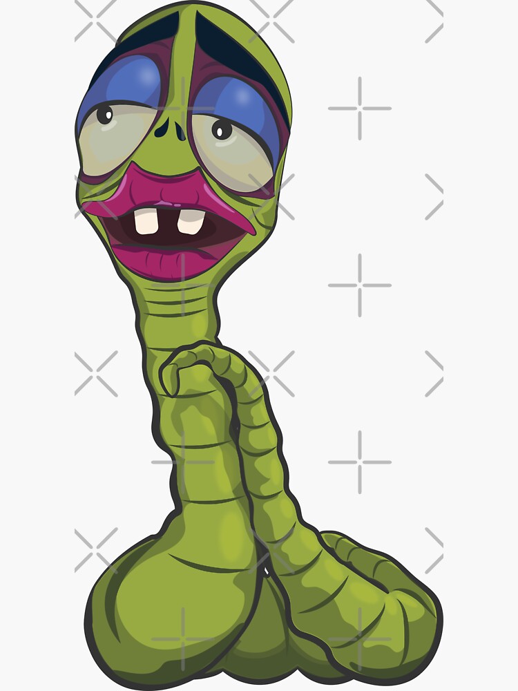 "Maggot - Corpse Bride" Sticker for Sale by FoxandRabbit | Redbubble