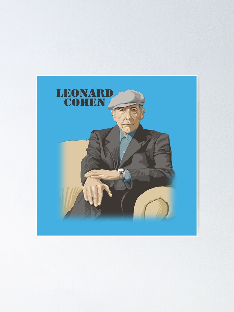 "Leonard Cohen Cool Boy " Poster for Sale by truly7 | Redbubble