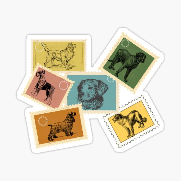 "Dogs- Dog on stamps - 2 in 1 for stamp collectors and dog lovers at ...