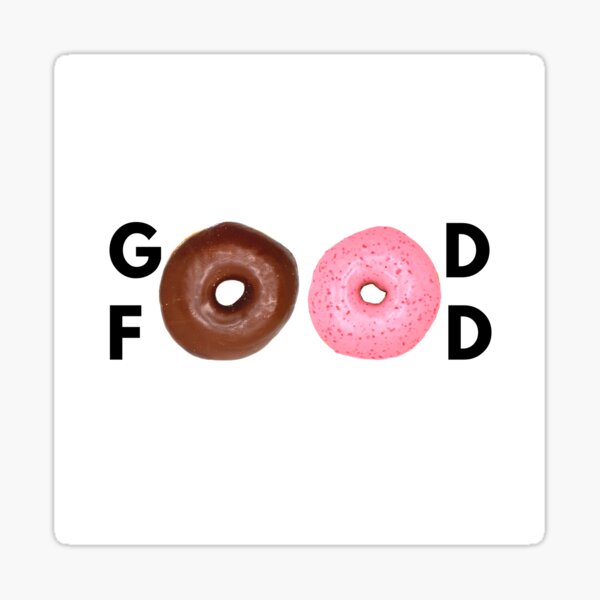 "Good Food" Sticker for Sale by PixelsWork | Redbubble